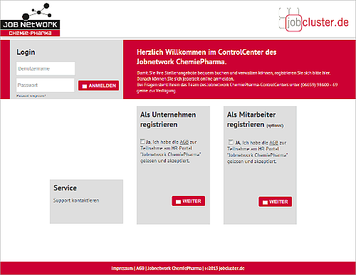 Über das JOBNetWORK - JOBNetWORK Chemie|Pharma